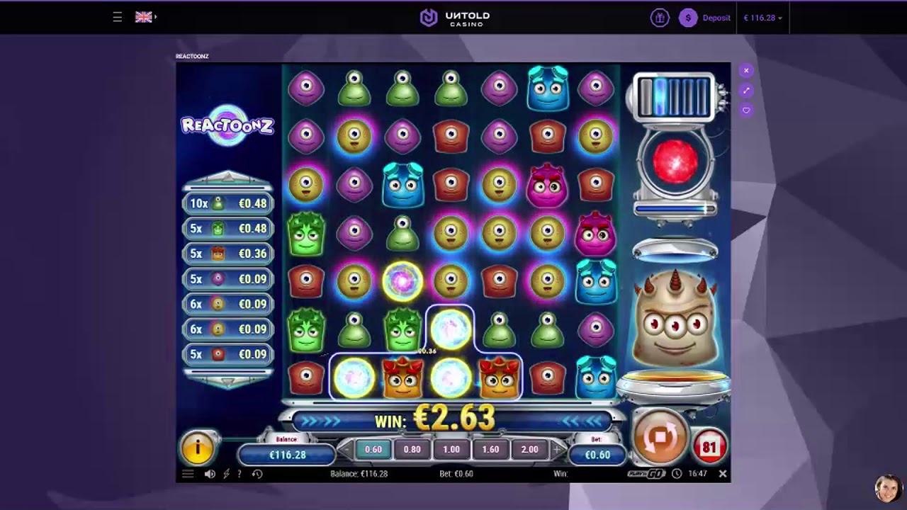 Reactoonz Ultra Big Win - YouTube