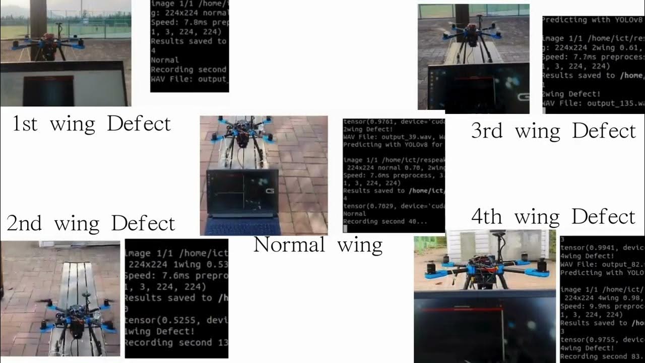 Drone propeller defect location detection - YouTube