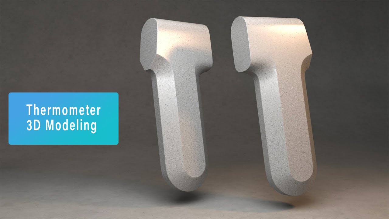 Thermometer 3D Modeling in 3DS Max | Hanora 3D - YouTube