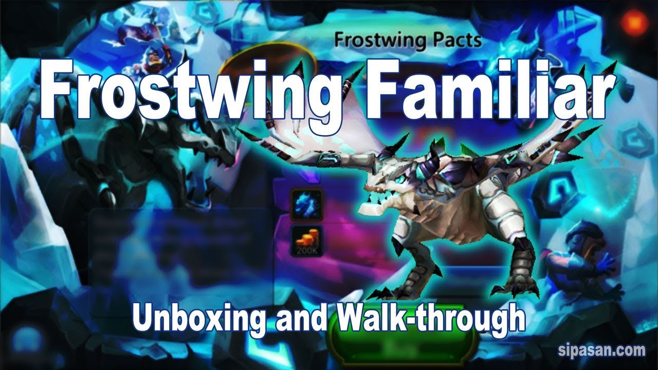 Frostwing Familiar Unboxing, and Walkthrough - YouTube