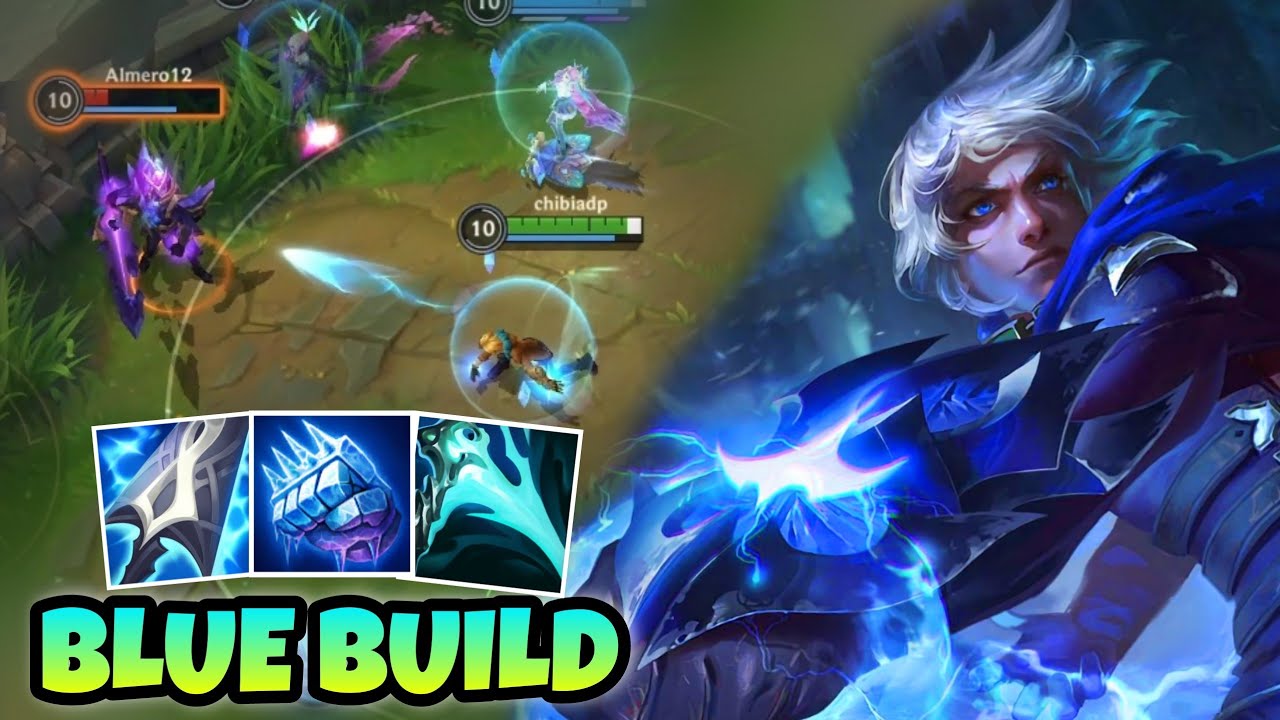 BLUE BUILD EZREAL WILD RIFT NEW BUFFED LEGENDARY CRAZY BUILD - YouTube