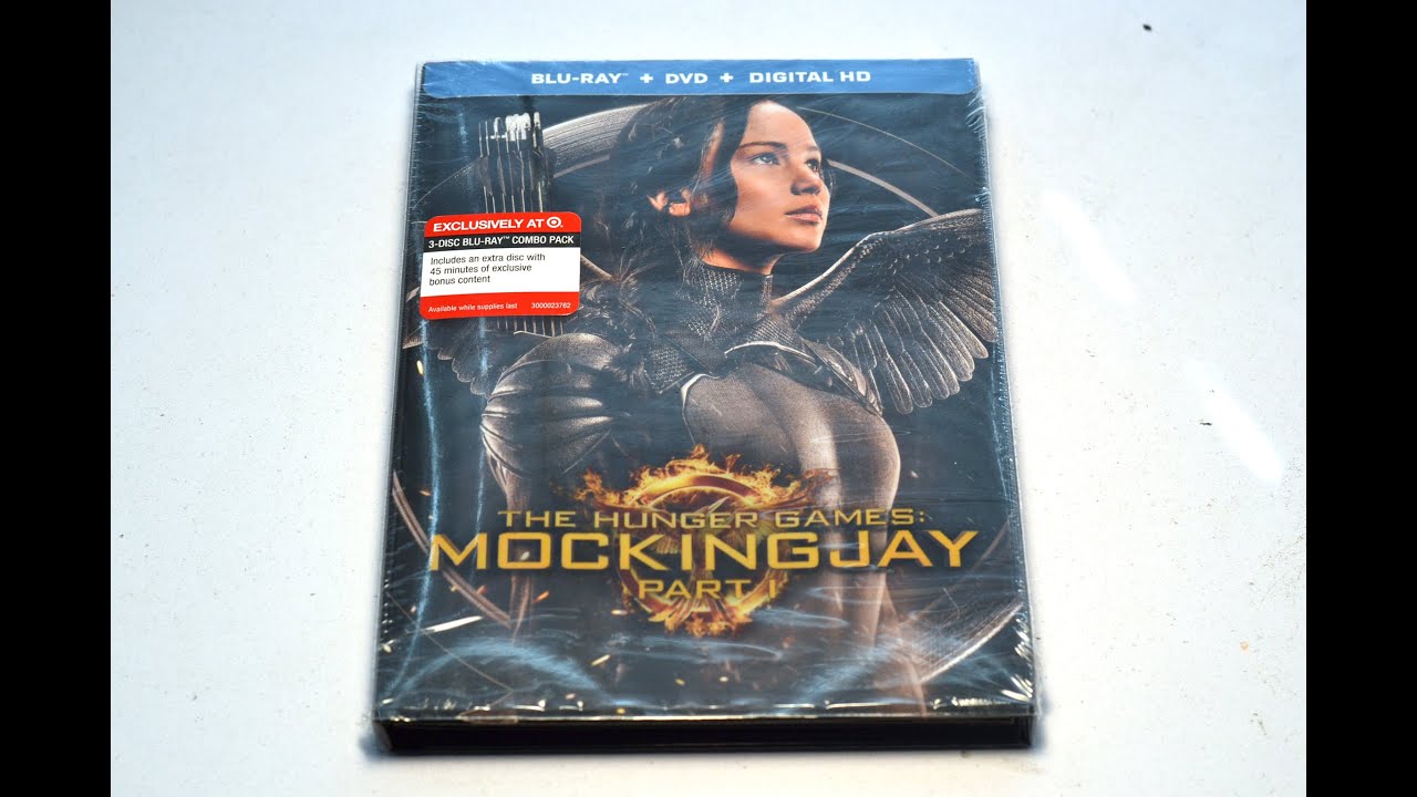 Target Exclusive THE HUNGER GAMES: MOCKINGJAY part 1 BLU-RAY COMBO PACK ...