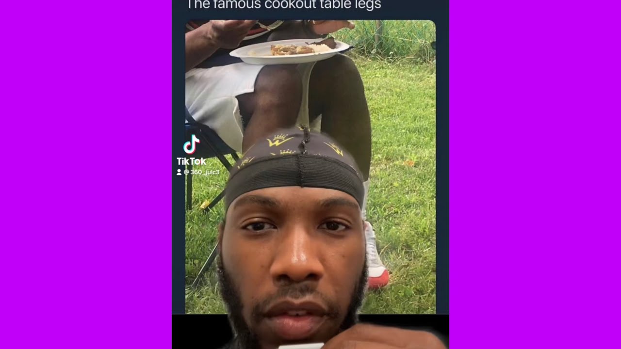 The famous cookout table legs LOL - YouTube