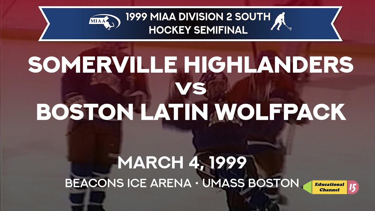 1999 MIAA D2 South Hockey Semifinals - Somerville vs Boston Latin 3-4 ...