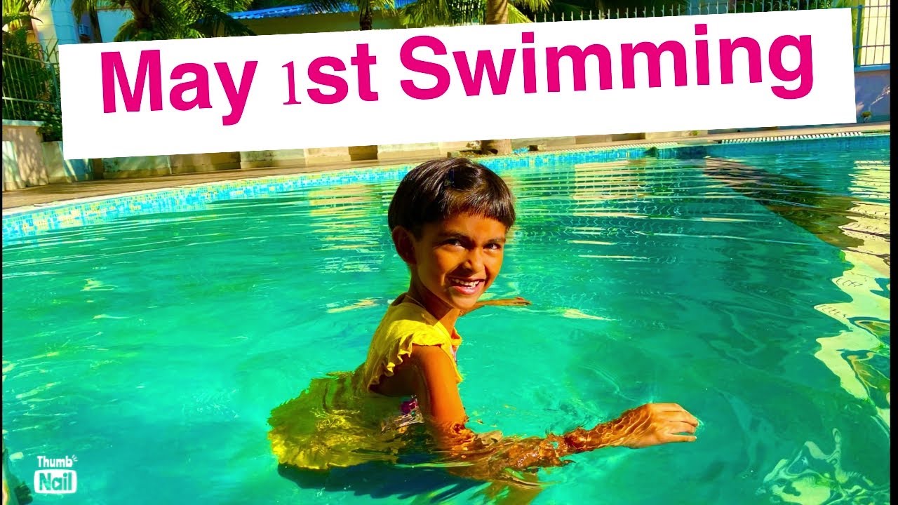 My First Swimming video - YouTube