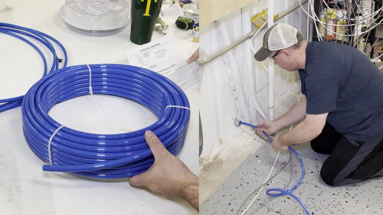 Burying a Compressed Air Line Underground - Shop Air System - YouTube