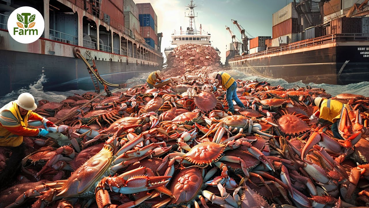 How American Fishermen Catch Billions of King Crabs and Lobster | Processing Factory - YouTube