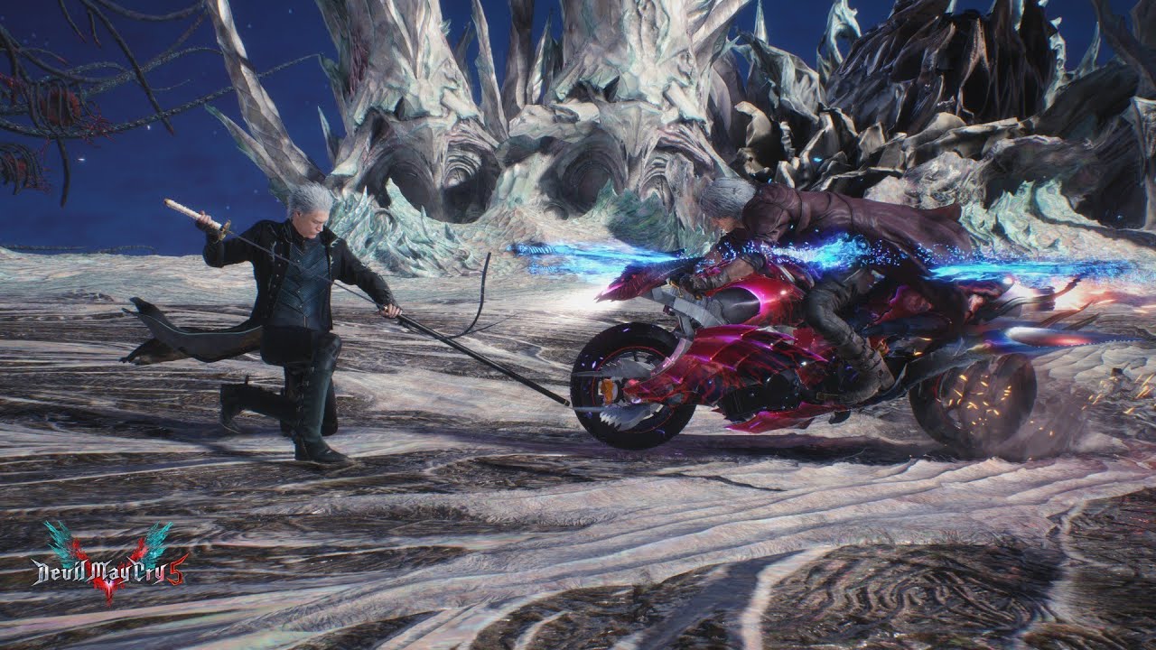 DMC5 ダンテvsバージル ーCut&Rideー Cavaliere R only - YouTube