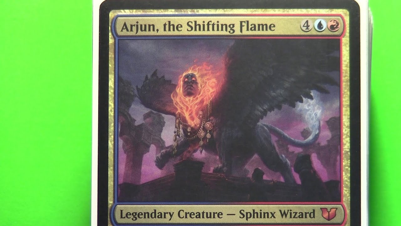 Magic The Gathering - Flip Through Arjun, the Shifting Flame EDH Deck Art - No Chit Chat - YouTube