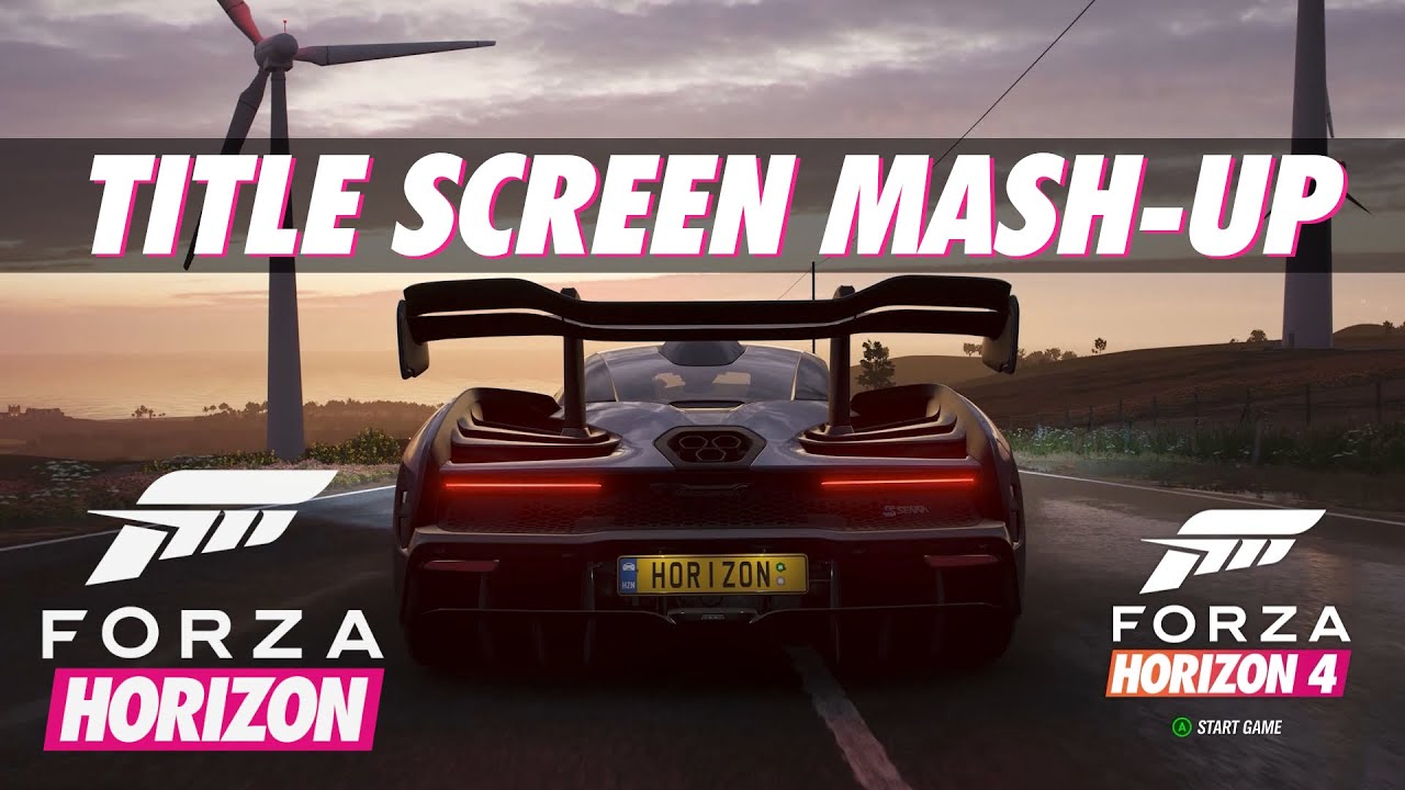 Forza Horizon 4 Title Screen (w/ Horizon 1 Music - Porter Robinson ...