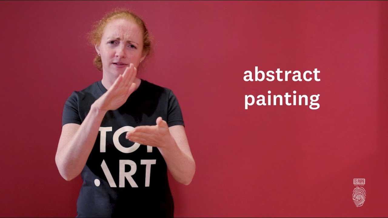 How to sign art words in New Zealand Sign Language - YouTube