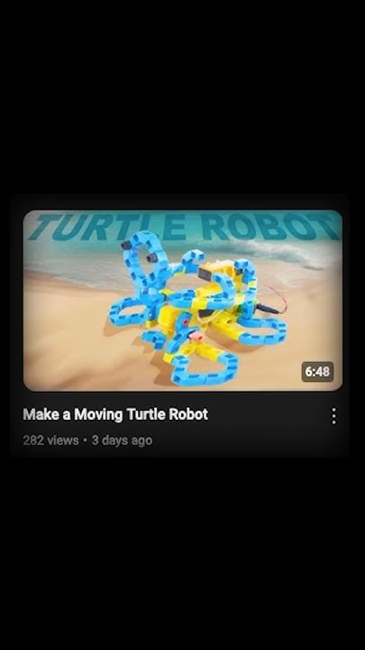 Building a Turtle Robot Mechanism 🐢 #robotics #building #witblox - YouTube
