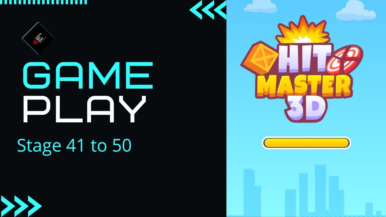 Hit Master 3D Level 41 to 50 - YouTube