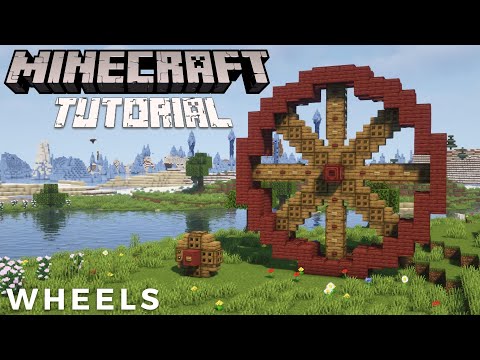 How To Build Wheels In Minecraft - YouTube