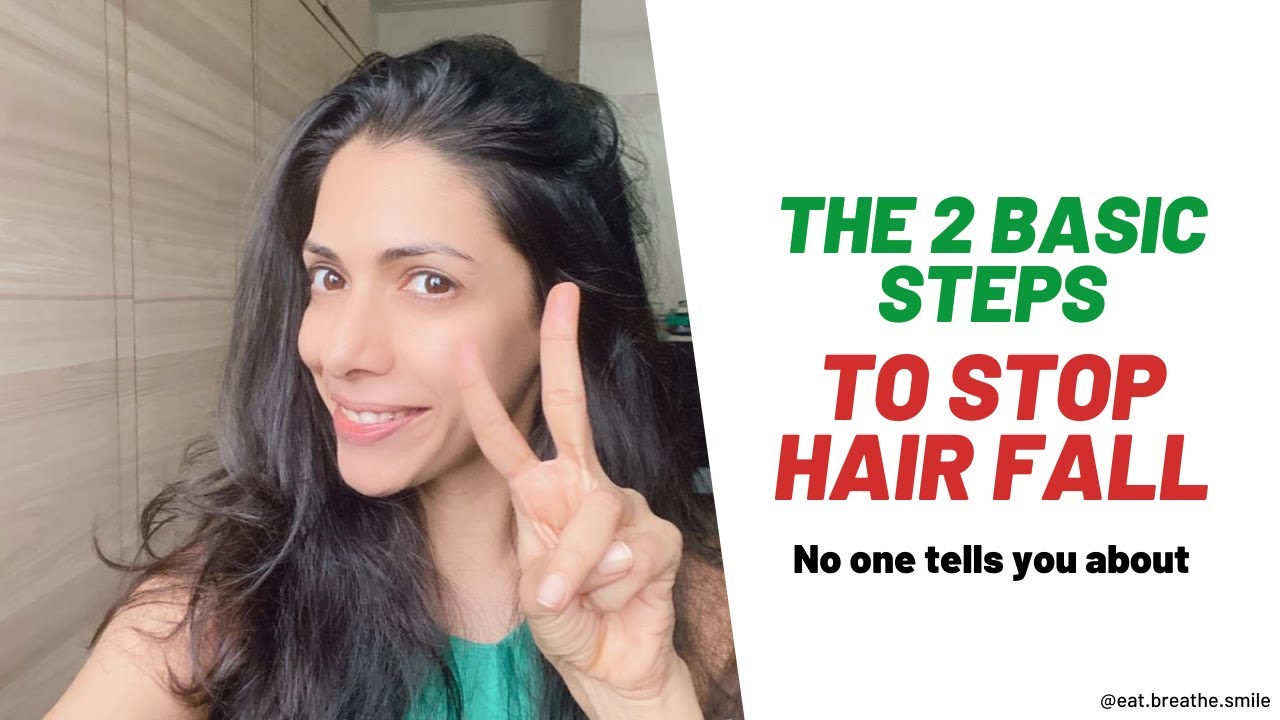 The 2 Basic Steps To Stop Hair Fall No One Tells You About - YouTube