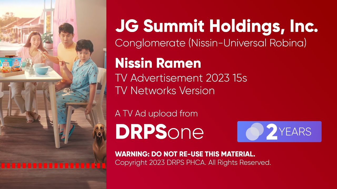 Nissin Ramen TV Ad 2023 15s (Philippines, TV Networks Version) - YouTube