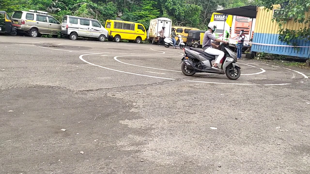Bike Driving Licence Test, RTO Vashi - YouTube