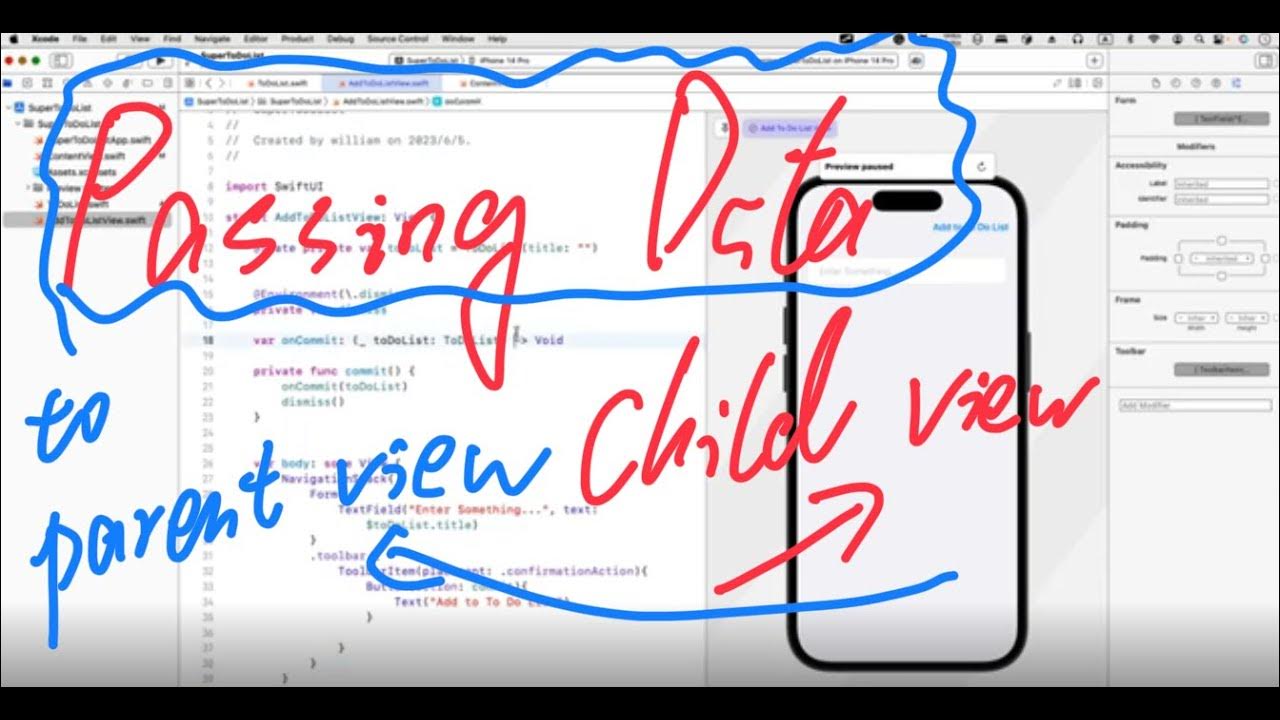 【IOS Mini Project】Project Super To Do List】5 how to bring out a subview and add items to main ...