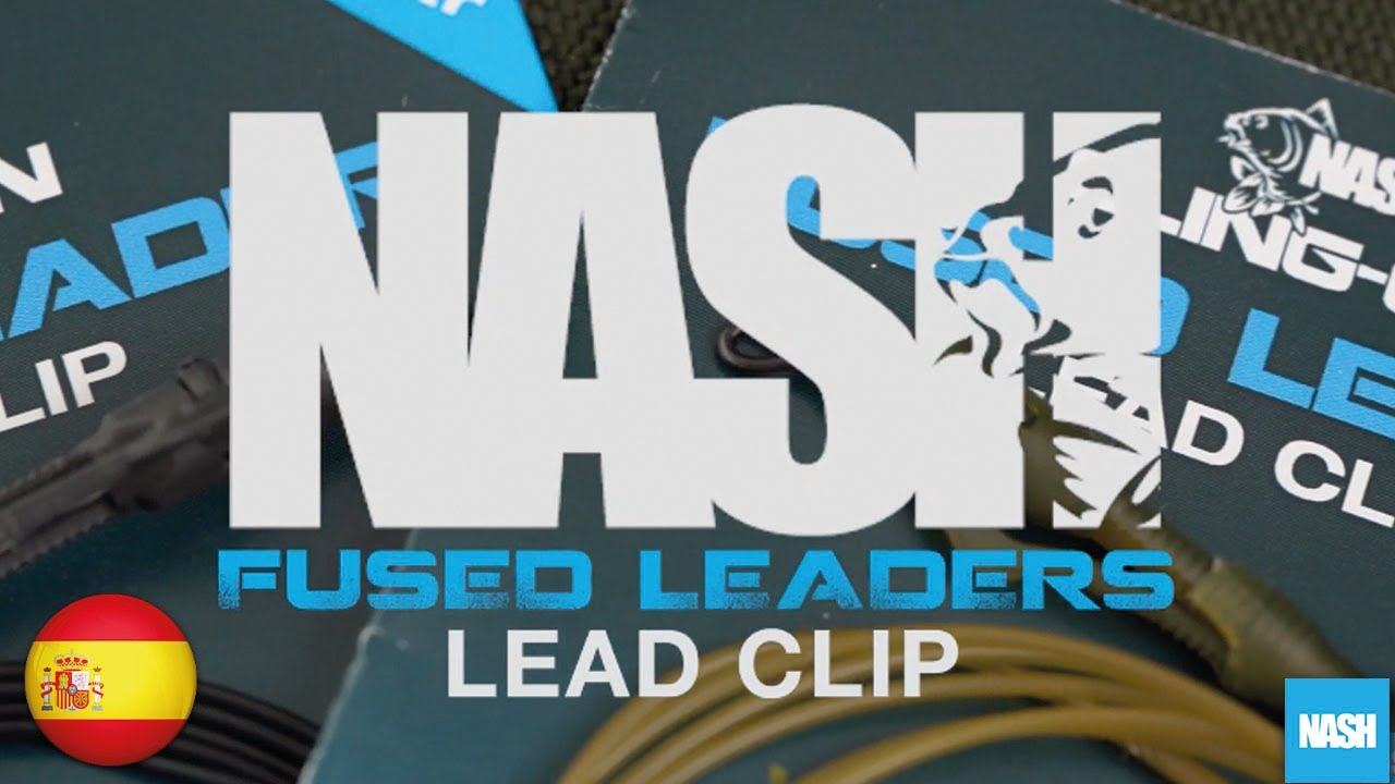 NASH TACKLE FUSED LEAD CLIP LEADERS T8171 T8172 - YouTube
