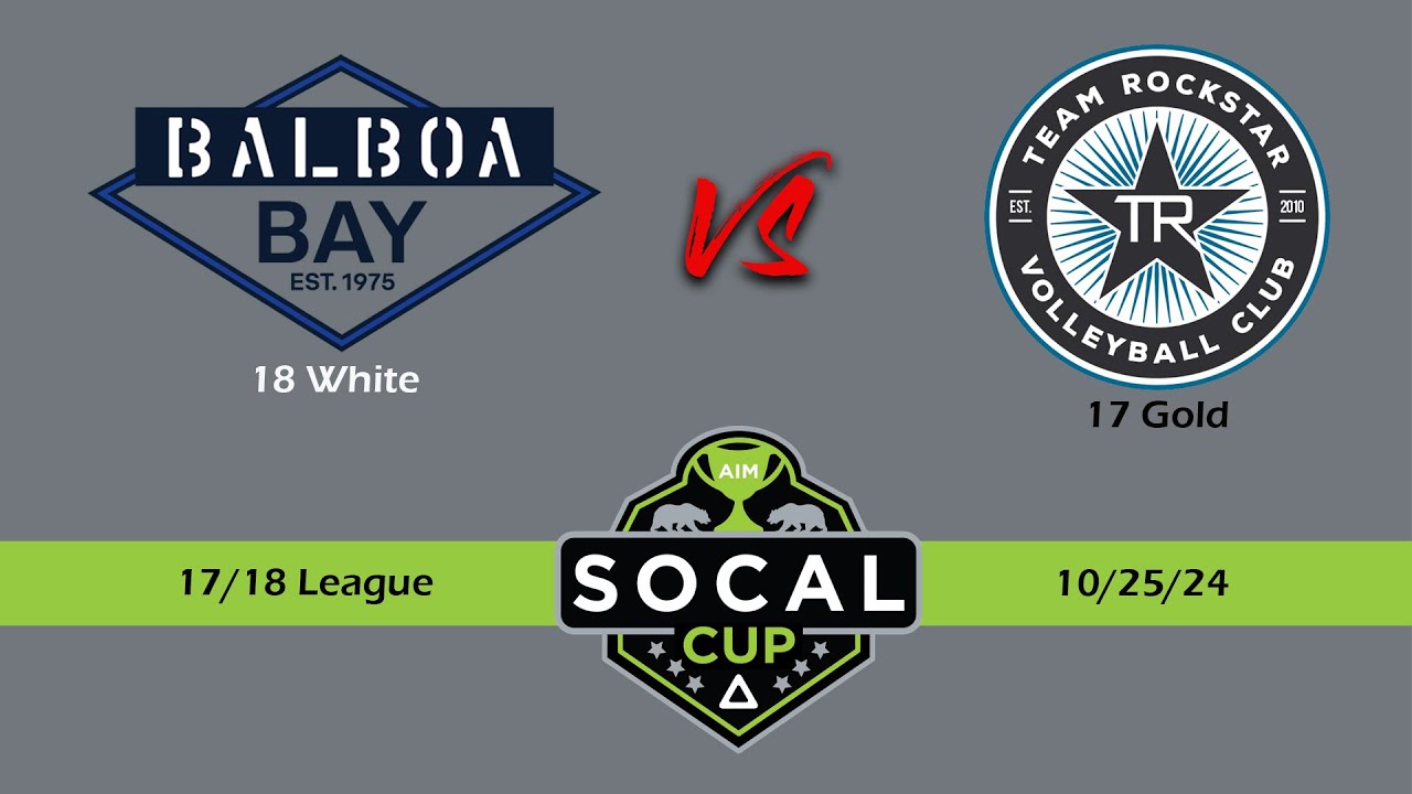 Balboa Bay 18 White vs Rockstar 17 Gold( Socal Cup 17/18 League 10/26 ...