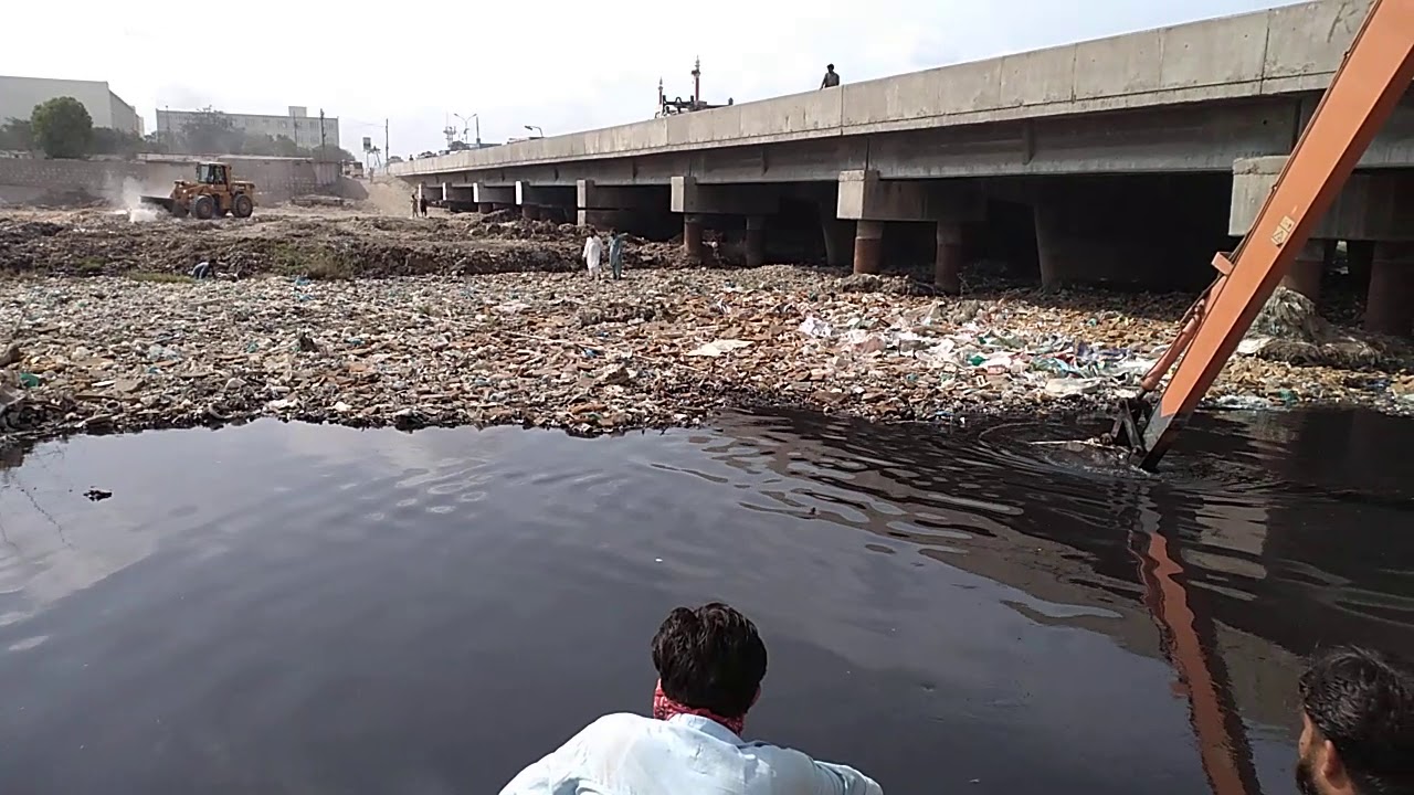 Lyari River start now clean 1-July-2020 - YouTube