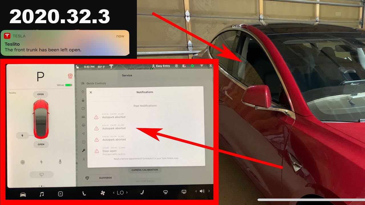 Tesla Software Update 2020.32.3 - BIG Update [auto window close, open ...