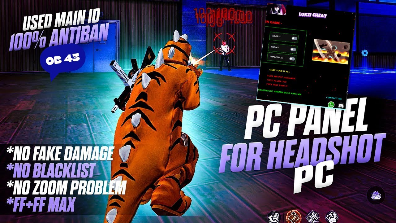 AIMBOT PANEL FREE 😎 AWM PANEL 🤯 NEW PC Panel Drag Aimbot NO BLACKLIST💯 ...