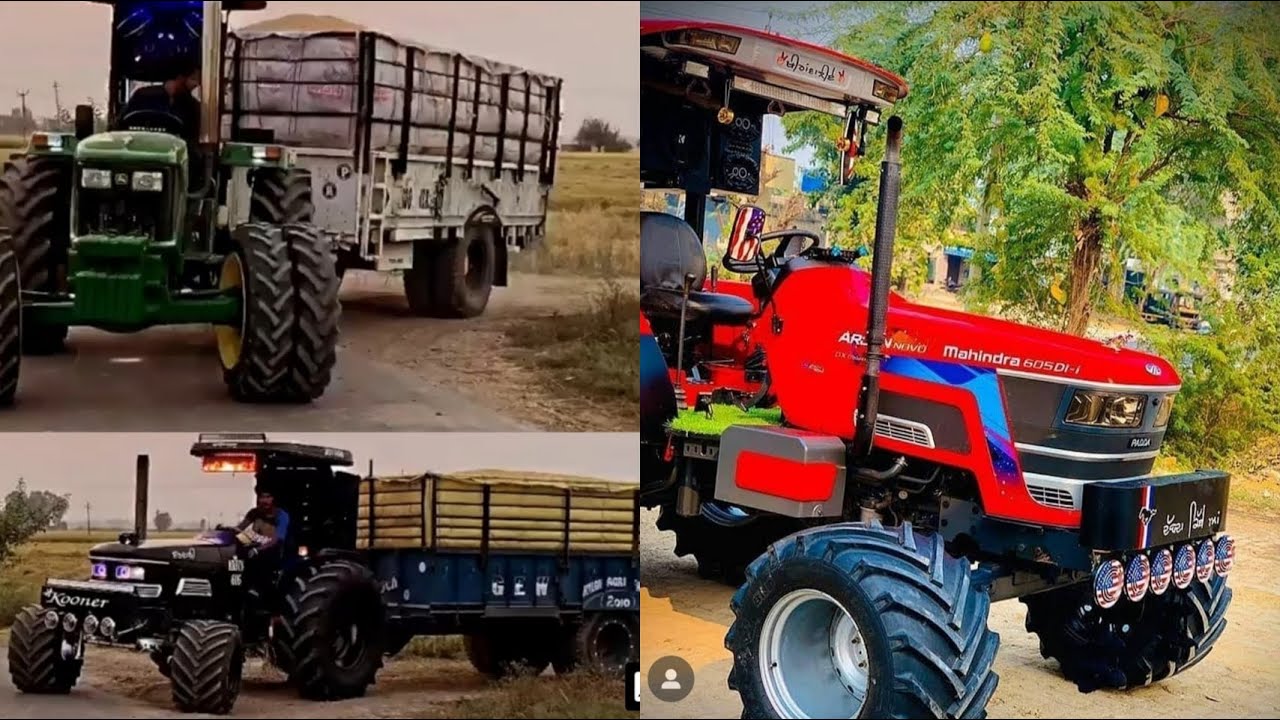 Top😍 modified tractors Arjun vs johndeere6by6 - YouTube