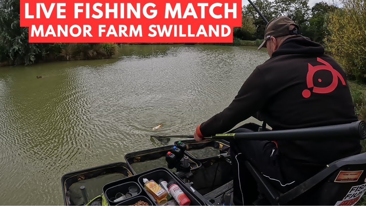 Live Fishing Match Manor Farm Swilland IP6 9LB, #matchfishinguk - YouTube