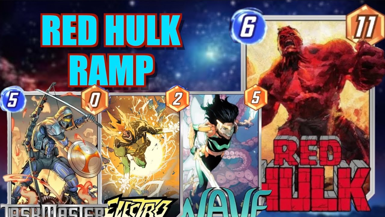 I GOT EARLY INFINITE WITH THIS!| Red Hulk Ramp| Marvel Snap - YouTube