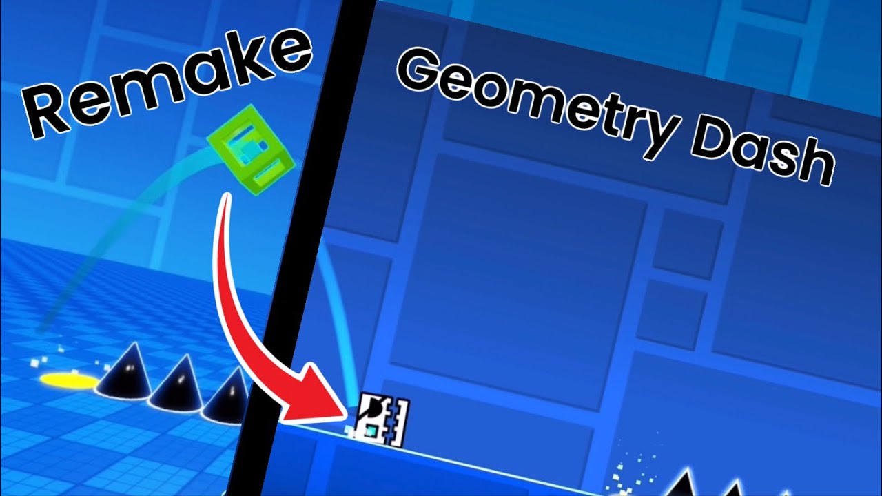 Recreating Roblox Geometry Dash Levels Into Geometry Dash - YouTube