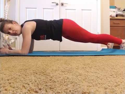 38- Basic plank with instructions - YouTube