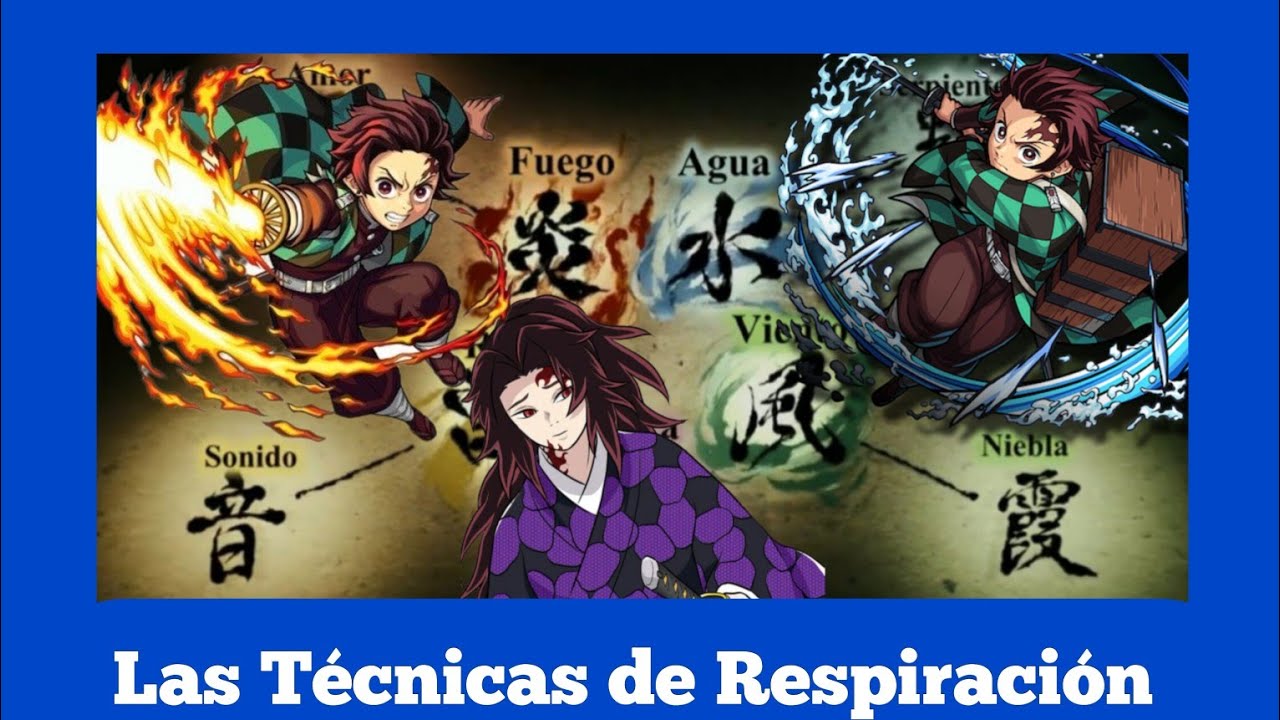Las Técnicas de respiración || Kimetsu No Yaiba || La respiración Solar ...