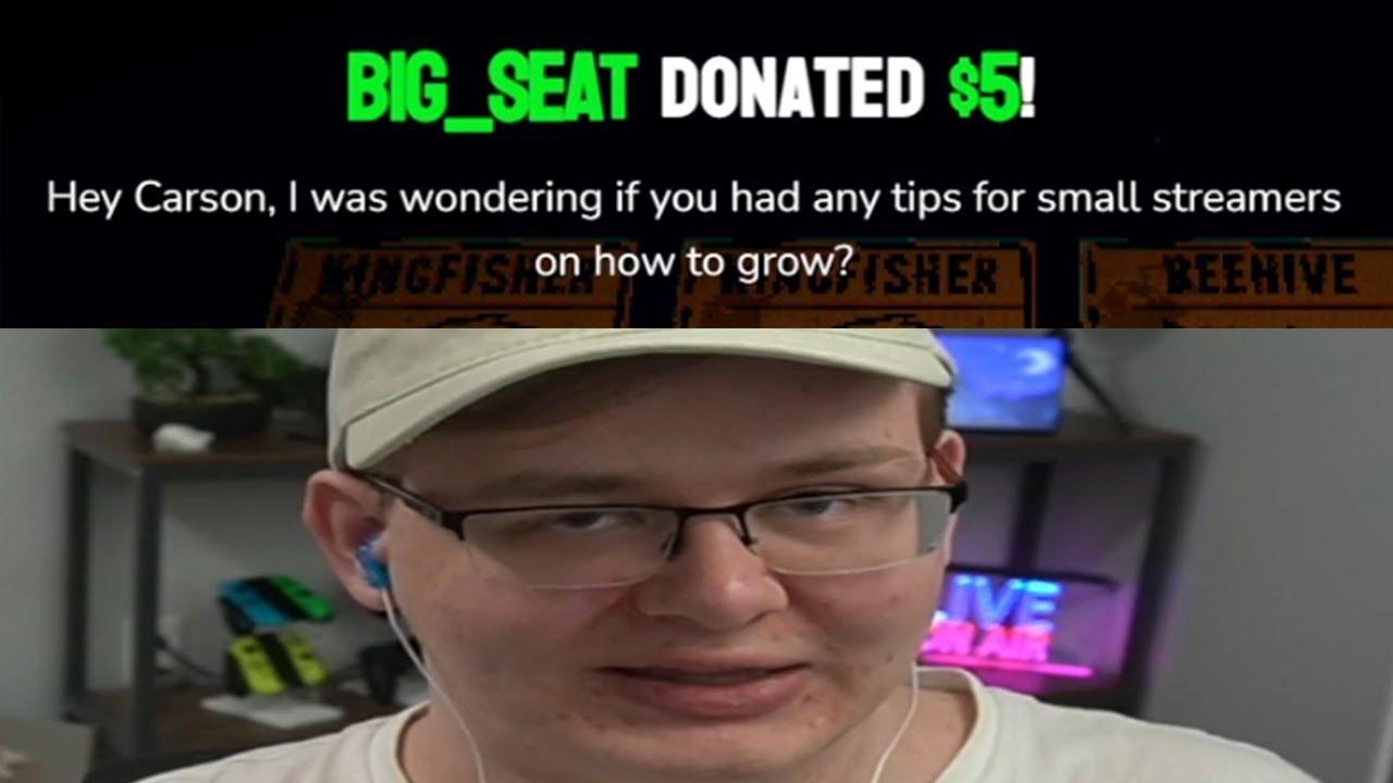 "Any tips for small streamers to grow?" - YouTube