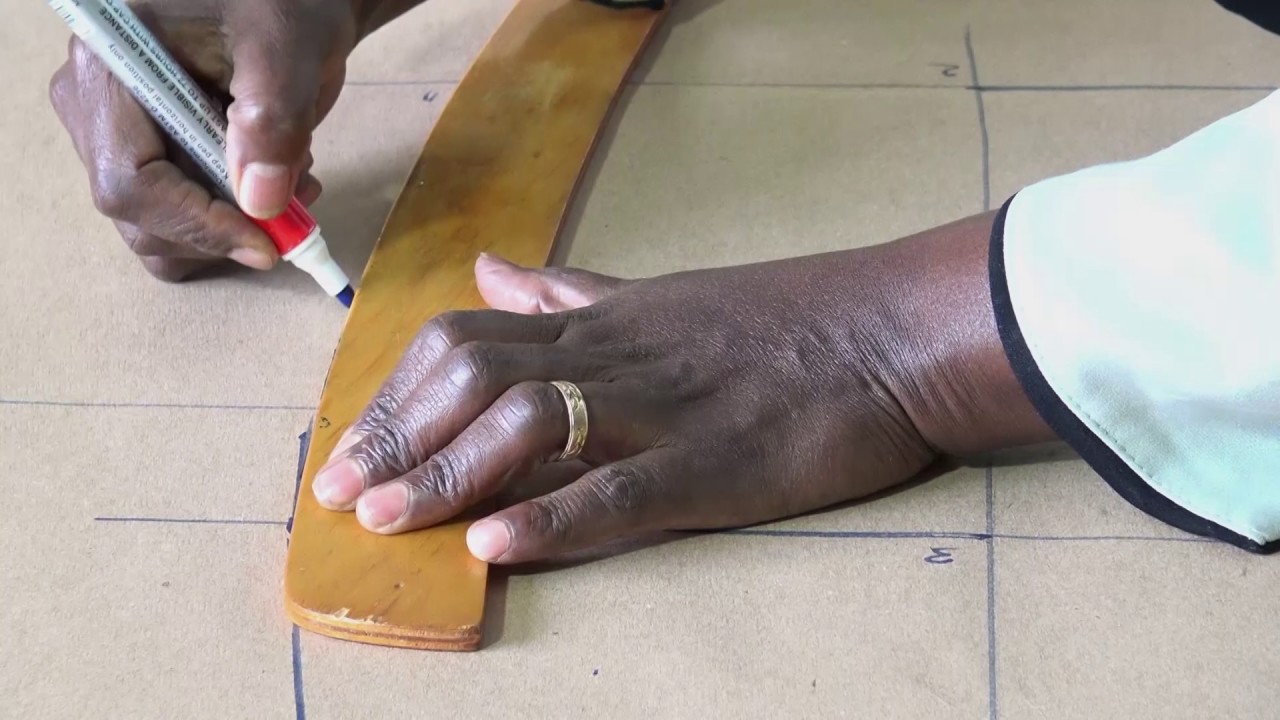 Fashion and Design lesson 1 Pattern Drafting a Short Part 1 - YouTube