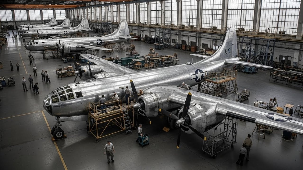 Inside the B 29 Factory: How Boeing Built the Bomber That Won WW2 - YouTube