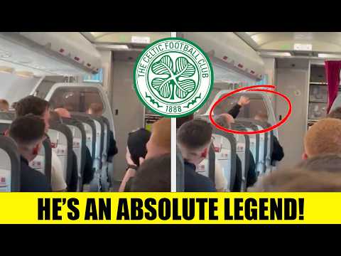 Joe Hart And Celtic Fans Sing On Plane Ahead Of Europa League Clash!