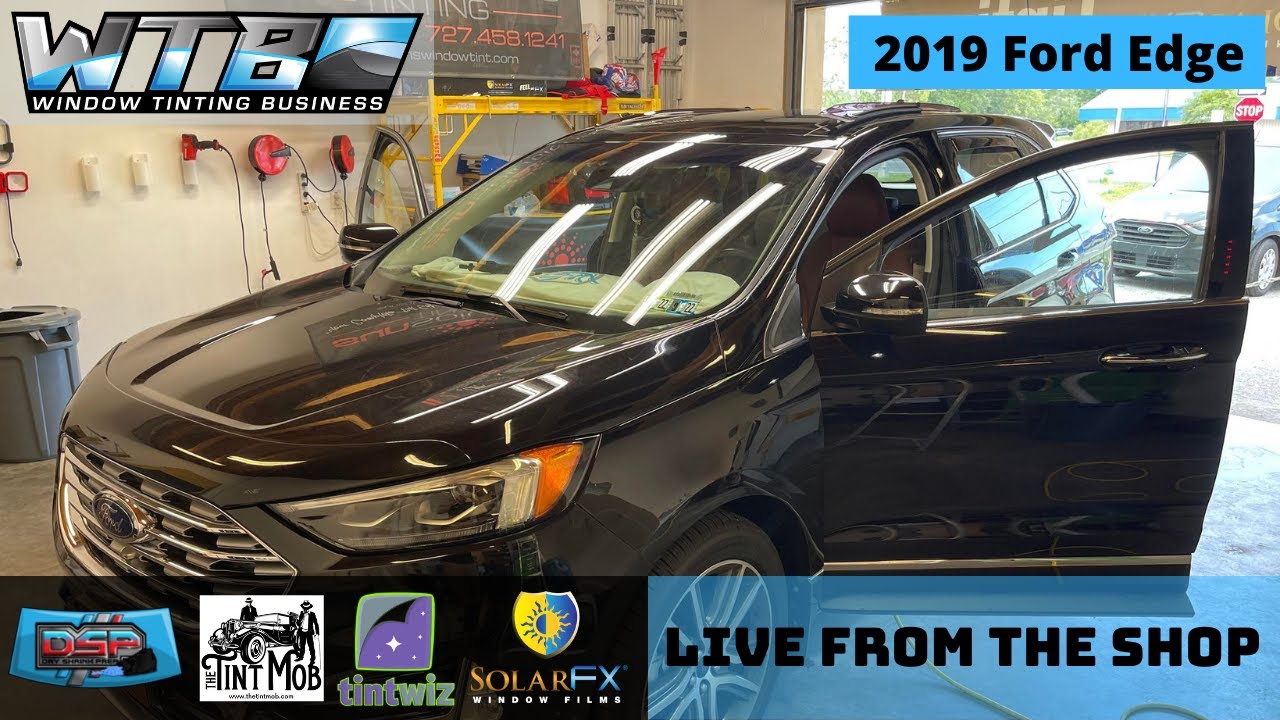 Watch LIVE Now: Ceramic Window Tinting! | 2019 Ford Edge | By Sun ...