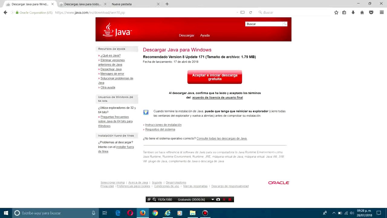 Tutorial – ¿Cómo descargar e instalar Java? - YouTube