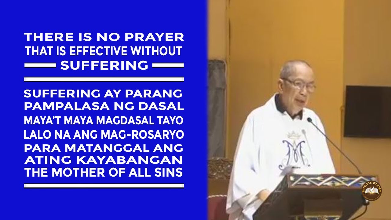 Timeless Wisdom | Homily | Prayer and Suffering | Divine Mercy Sunday ...
