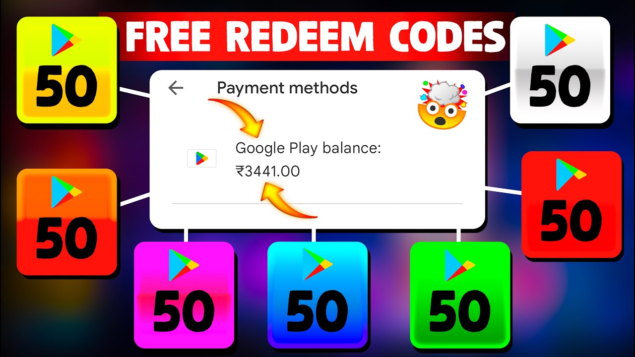 100% Free Redeem Code Today | Google Redeem Code Earning App | Free ...