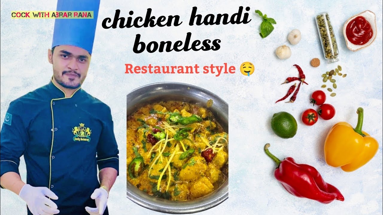 Chicken handi recipe | chicken handi | restaurant style chicken handi ...