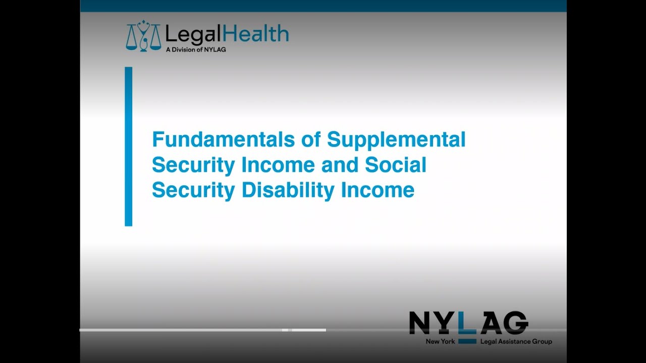 Fundamentals of Supplemental Security Income (SSI) and Social Security ...