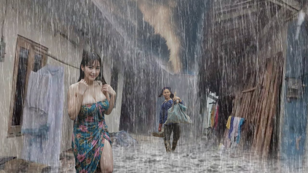 TERRIFYINGLY BEAUTIFUL! ⚡ Heavy Rain & Thunderstorm Ambience in Java | Nature Sleep Sounds Relax ...