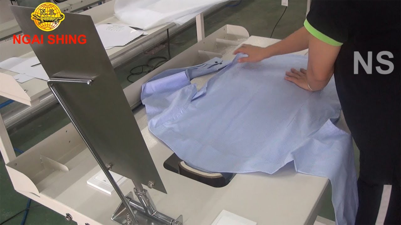 NS-50-1 Shirt Folding Table 摺衫檯, shirt folding machine 摺衫機, shirt ...