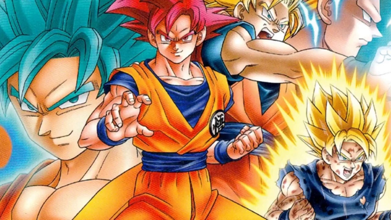 All of goku forms and transformations and fusions - YouTube