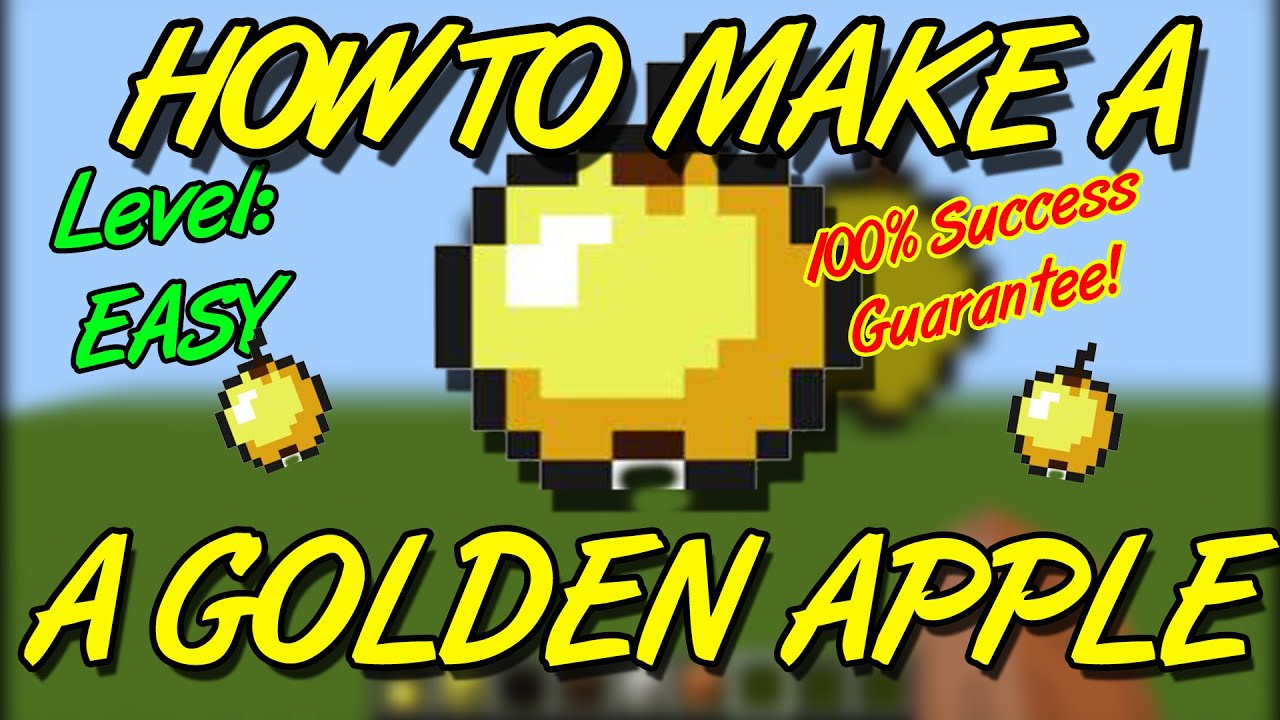 How to Build a GOLDEN APPLE STATUE! - YouTube