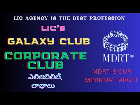 LIC's HIGHEST CLUB "GALAXY CLUB" "CORPORATE CLUB" IN FINANCIAL YEAR ...