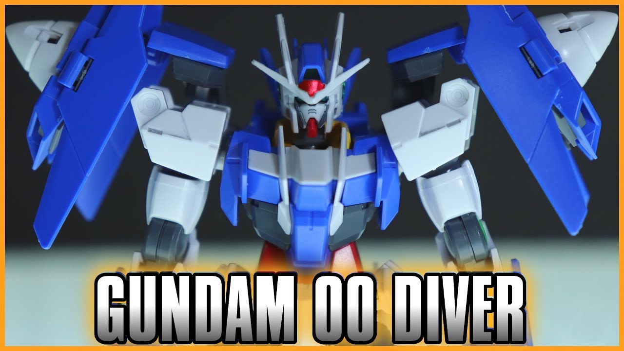 HGBD Gundam 00 Diver Review - GUNDAM BUILD DIVERS - ガンダムダブルオーダイバー - YouTube