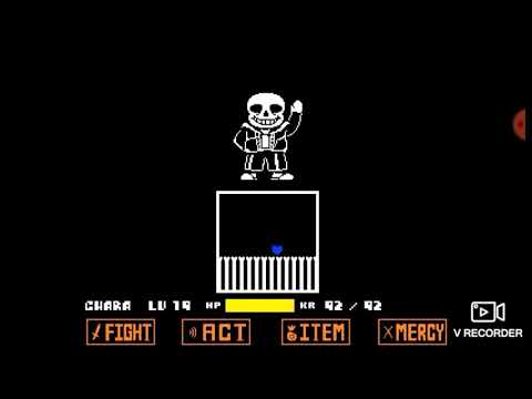 Undertale sans fight ferry easy (JK very hard) - YouTube
